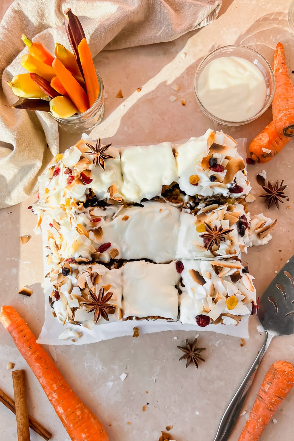 Pumpkin Carrot Cake - A Paige of Positivity