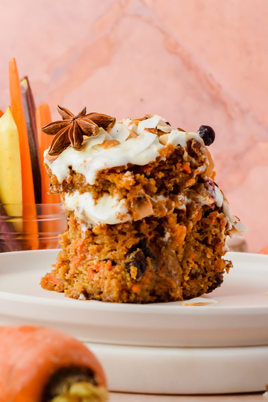 Pumpkin Carrot Cake - A Paige of Positivity