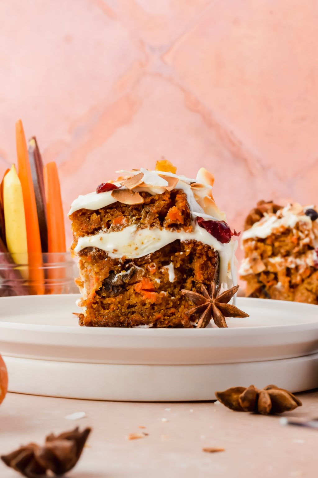 Pumpkin Carrot Cake - A Paige of Positivity