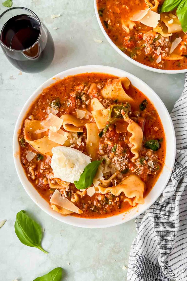 Lasagna Soup Recipe Tiktok