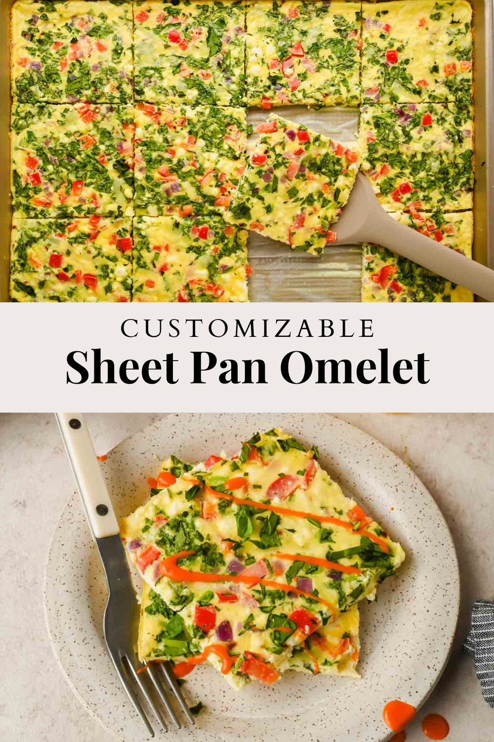 Sheet Pan Omelet - A Paige of Positivity