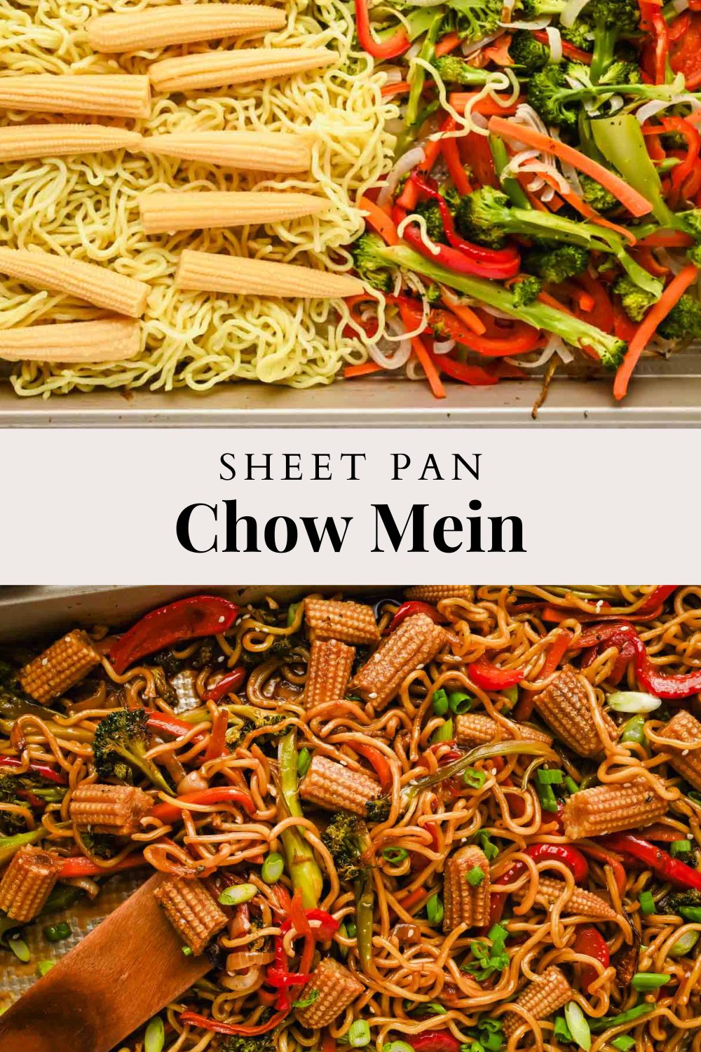 Sheet Pan Chow Mein - A Paige of Positivity