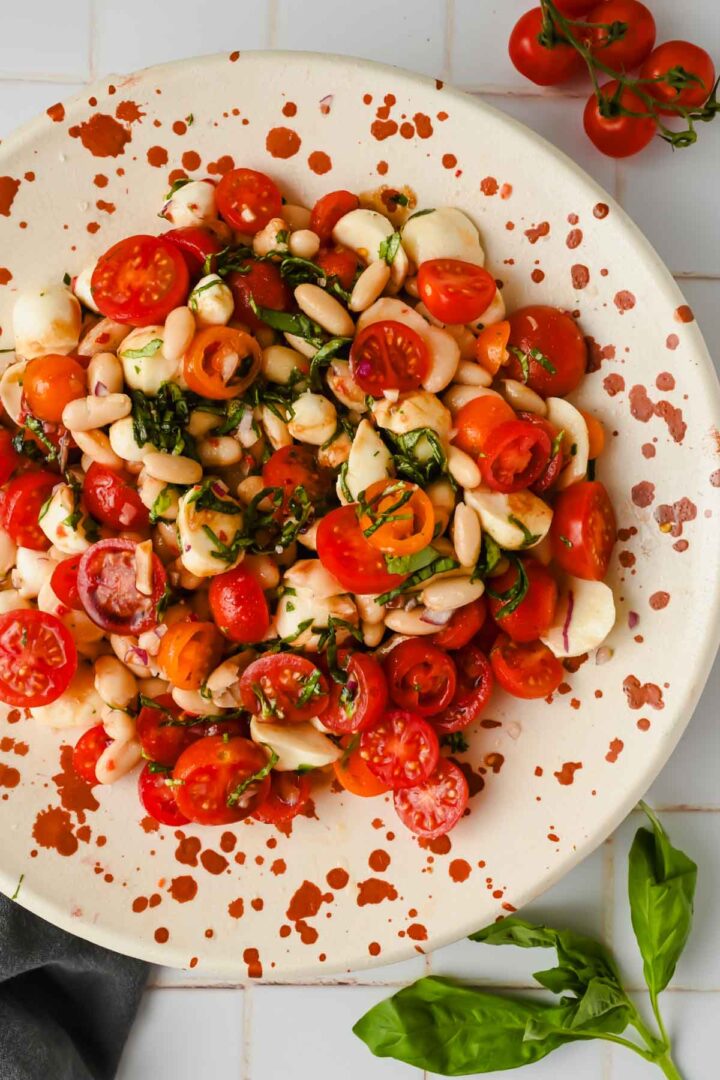 Italian Dense Bean Salad {Viral Tik Tok Recipe} - A Paige of Positivity